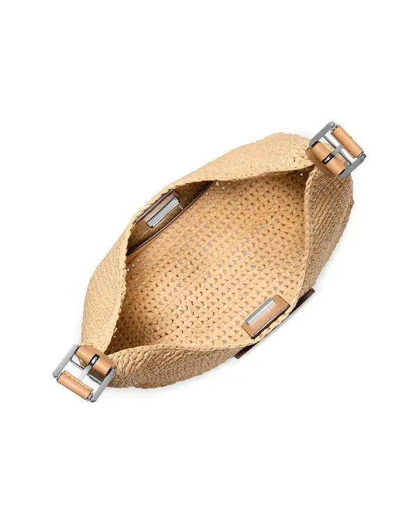 Michael Kors Nolita Small Raffia Hobo Bag