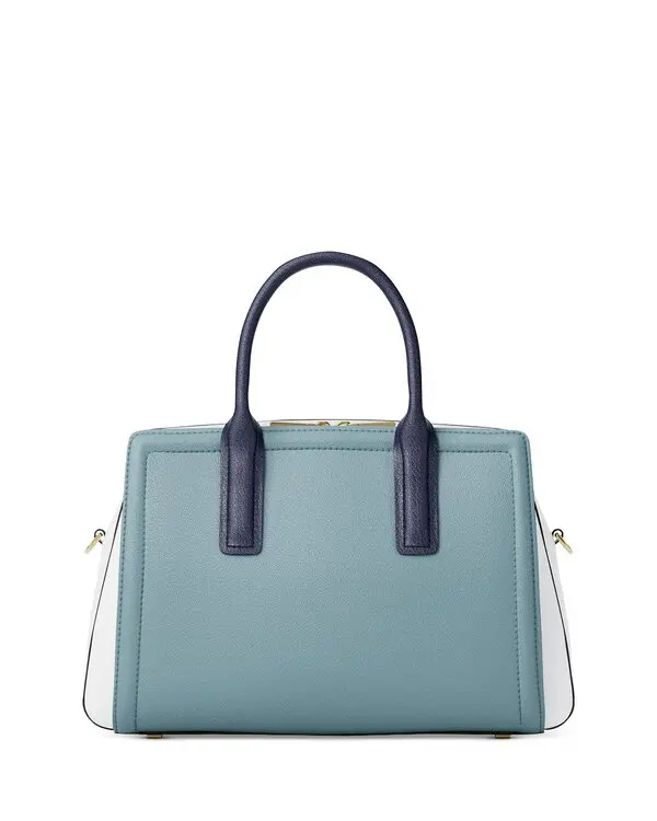 Michael Kors Laila Medium Leather Satchel - Chambray