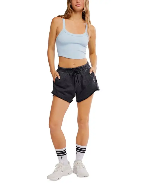 Free People Knockout Athletic Shorts - Black