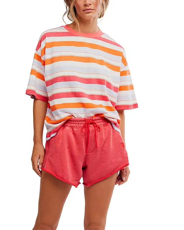 Free People Knockout Shorts - Grapefruit