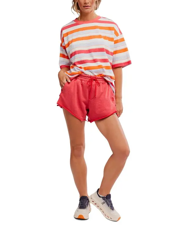 Free People Knockout Shorts - Grapefruit