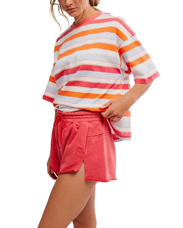 Free People Knockout Shorts - Grapefruit