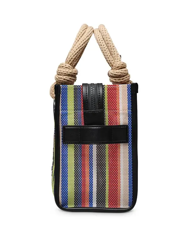 Marc Jacobs The Small Stripe Mesh Tote Bag - Red/multi