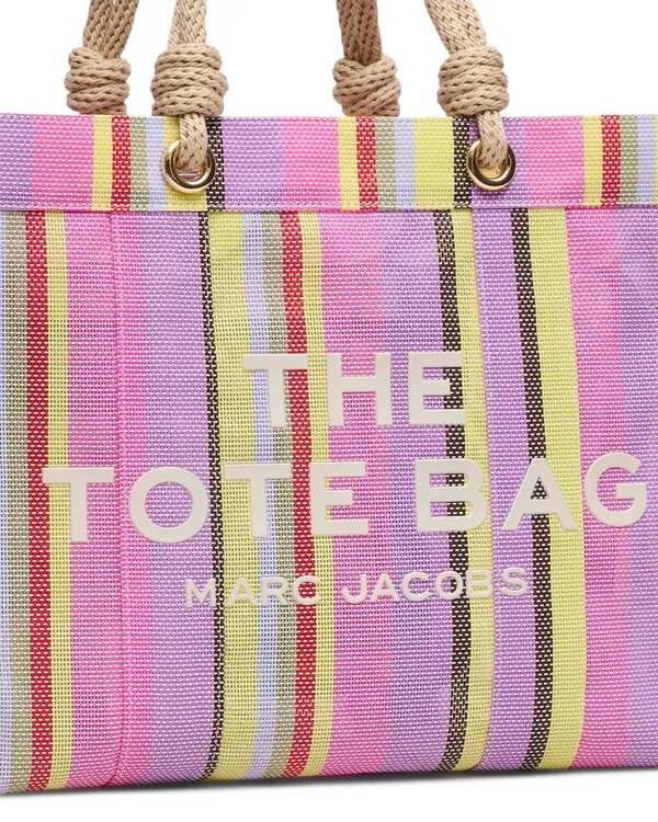 Marc Jacobs Large Stripe Mesh Tote Bag