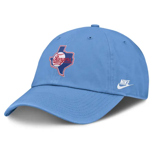 Nike Texas Rangers 1986 Cooperstown Club Mlb Unstructured Adjustable Hat - Blue