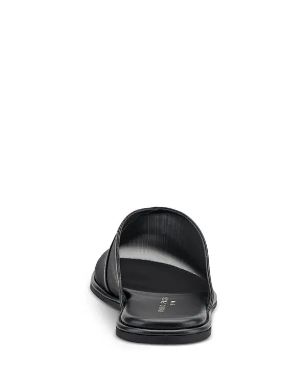 MARC FISHER LTD. Larissa Slip-on Flat Mules - Black