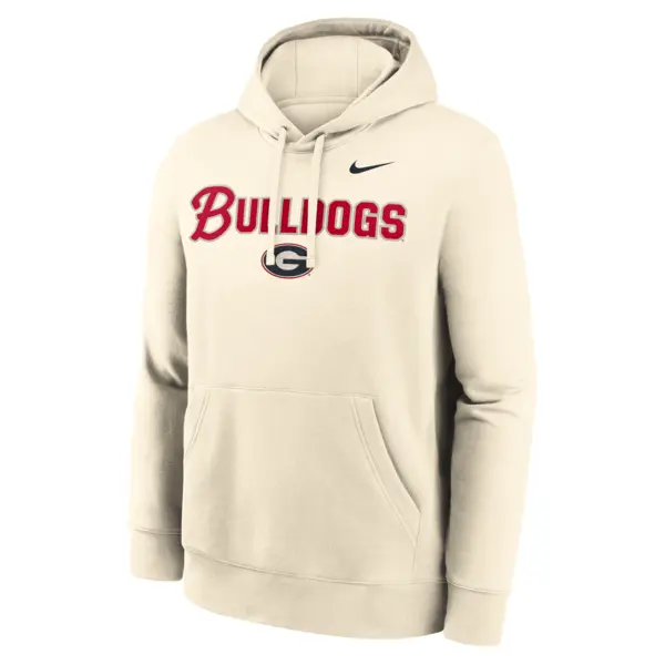 Nike Georgia Primetime Club College Pullover Hoodie - Brown