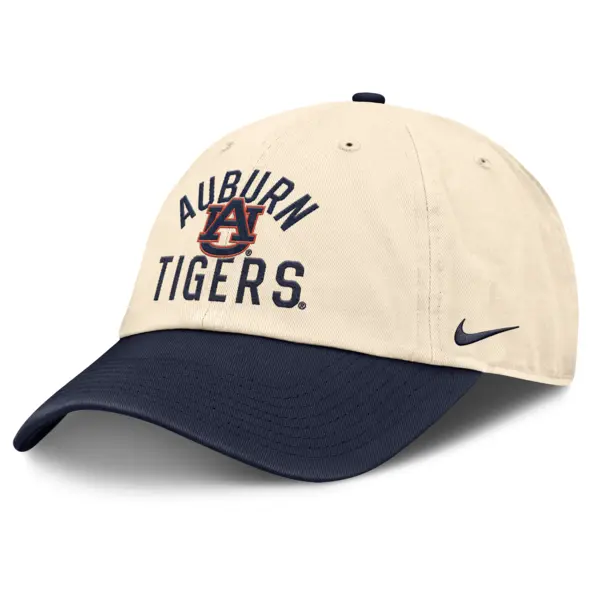 Nike Auburn Primetime 2-tone Club Adjustable Hat - Brown