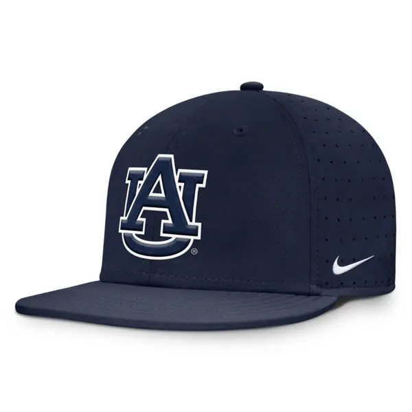 Nike Auburn Dri-fit Fitted Cap - Blue