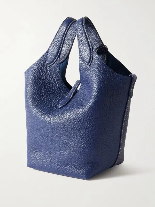Polo Ralph Lauren Polo Play Small Textured-leather Tote