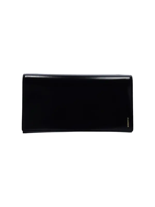 JIL SANDER File Shoulder Bag - Black