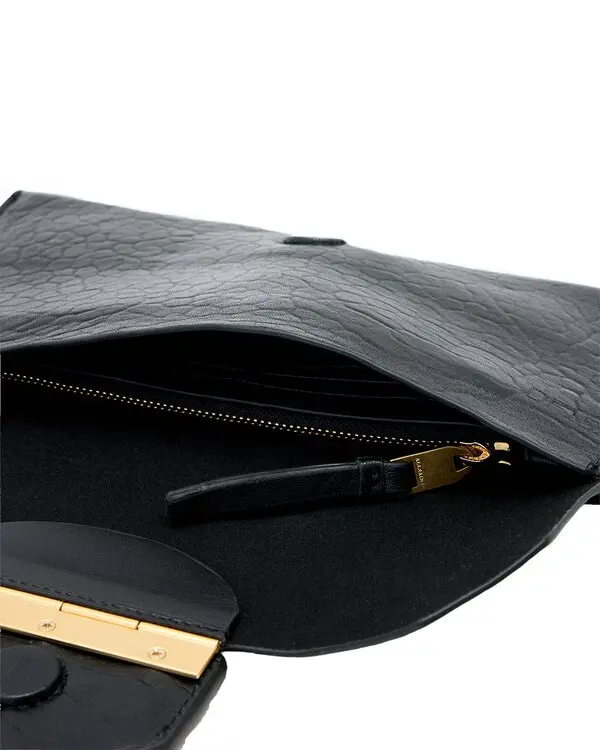ALLSAINTS Ursa Leather Pouch - Black