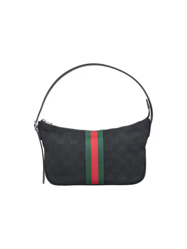 Gucci Lunetta Shoulder Bag - Black