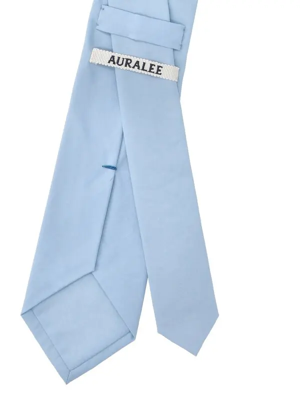 Auralee Cotton Neck Tie - Light Blue
