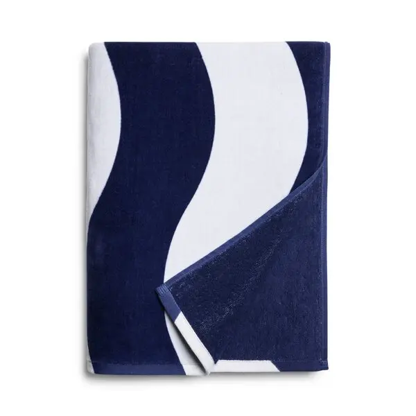 Aqua Wave Stripe Towel Exclusive