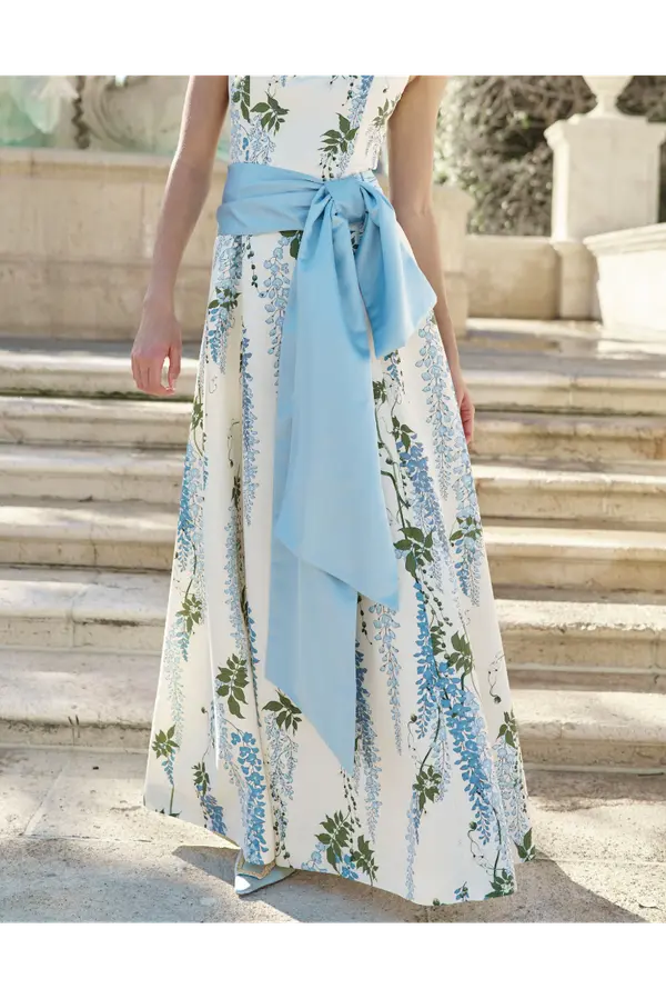 Mestiza New York Darcy Bow Belt - Blue