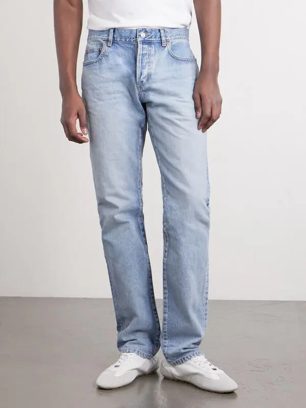 Saint Laurent Straight-leg Organic Cotton Denim Jeans