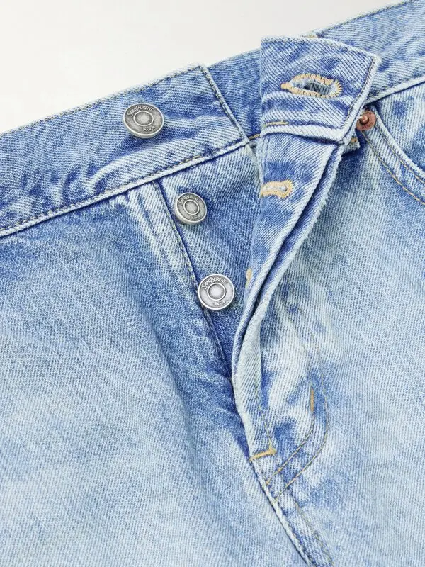 Saint Laurent Straight-leg Organic Cotton Denim Jeans