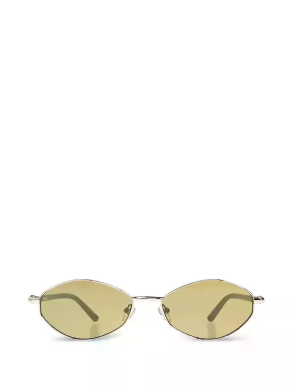 Jacquemus Oval-frame Sunglasses - Silver