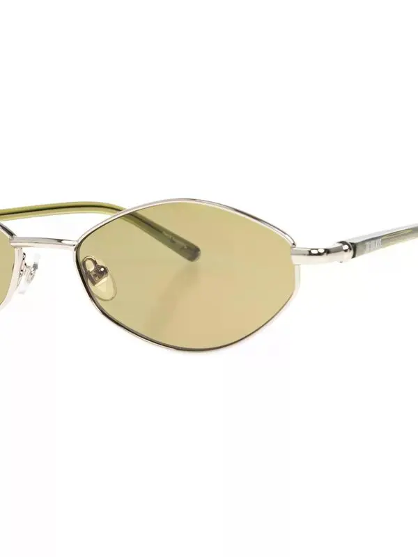 Jacquemus Oval-frame Sunglasses - Silver