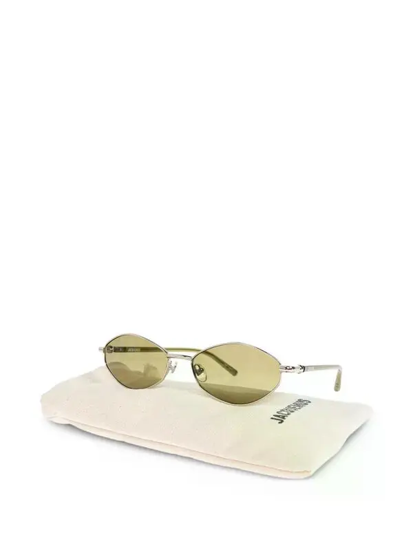 Jacquemus Oval-frame Sunglasses - Silver