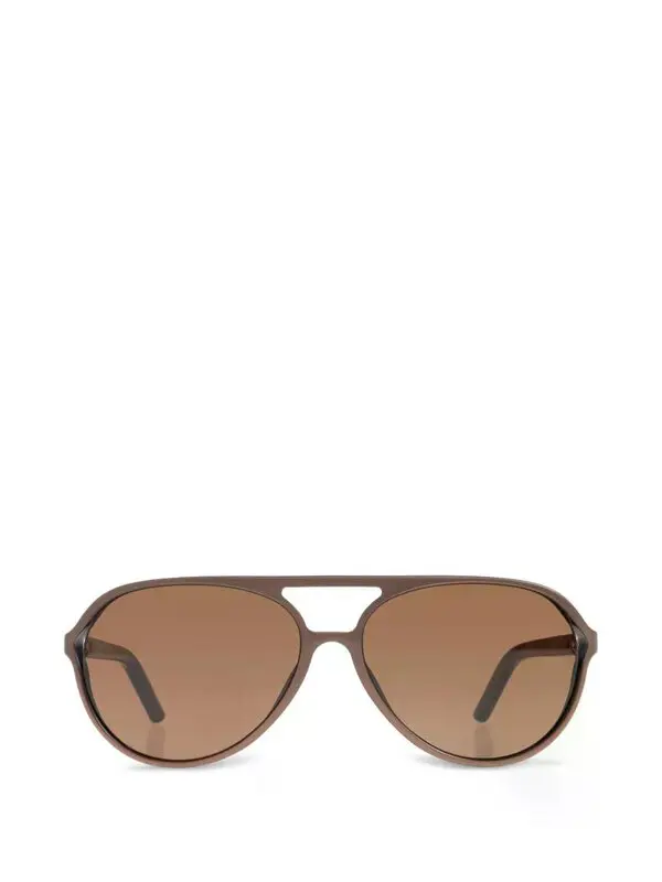 Jacquemus Pilot-frame Sunglasses - Brown