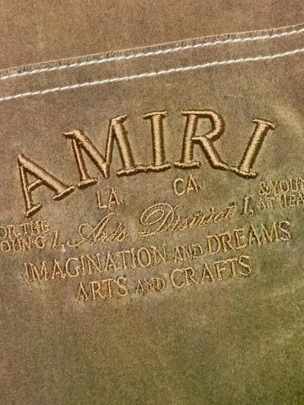 Amiri Velvet Cargo Trousers
