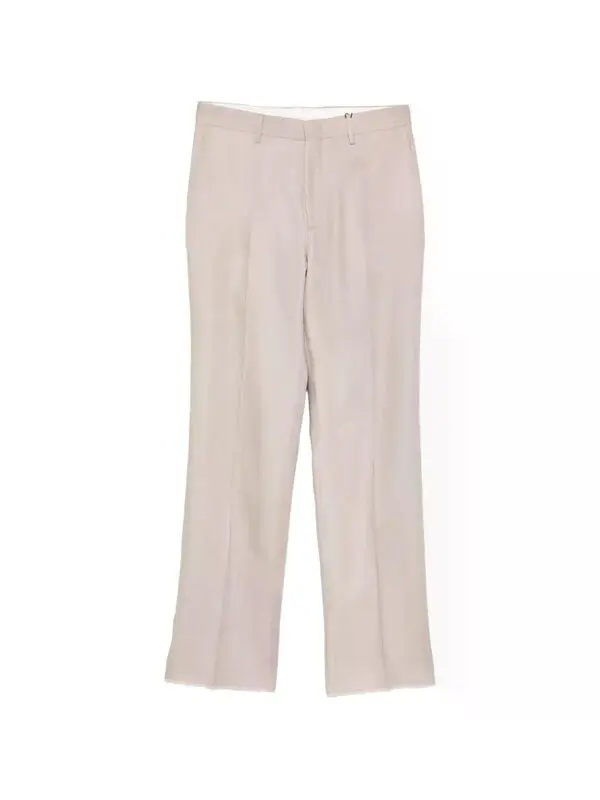 Tagliatore Straight-leg Linen Trousers - Neutrals