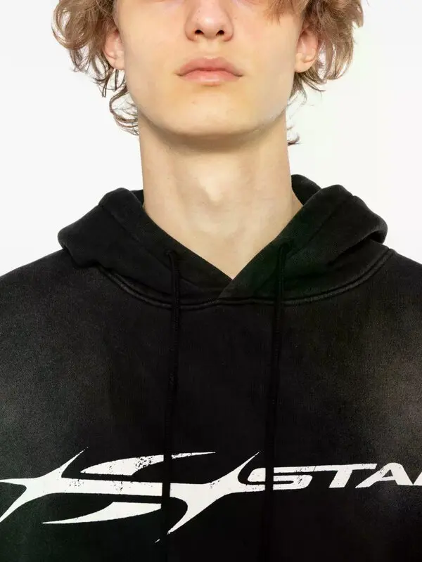 HELLSTAR Graphic Print Hoodie
