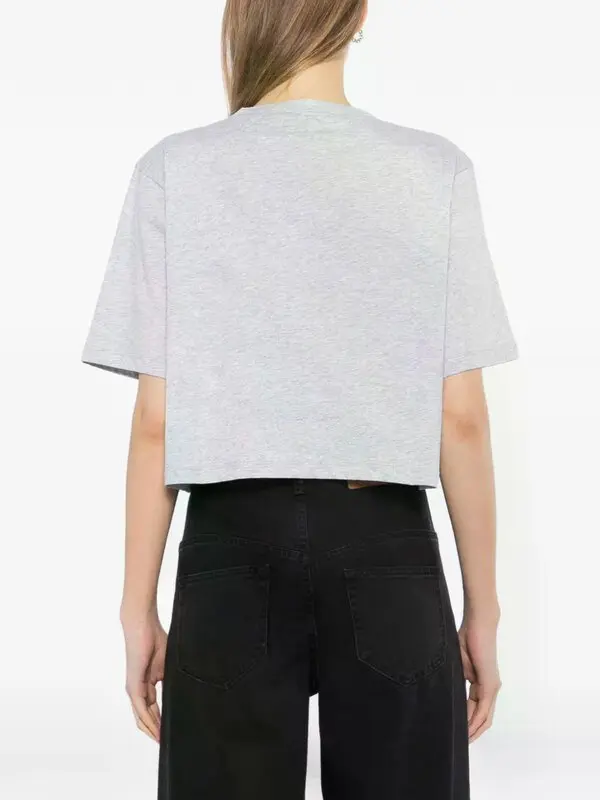 AGNES B. Graphic Crop T-shirt