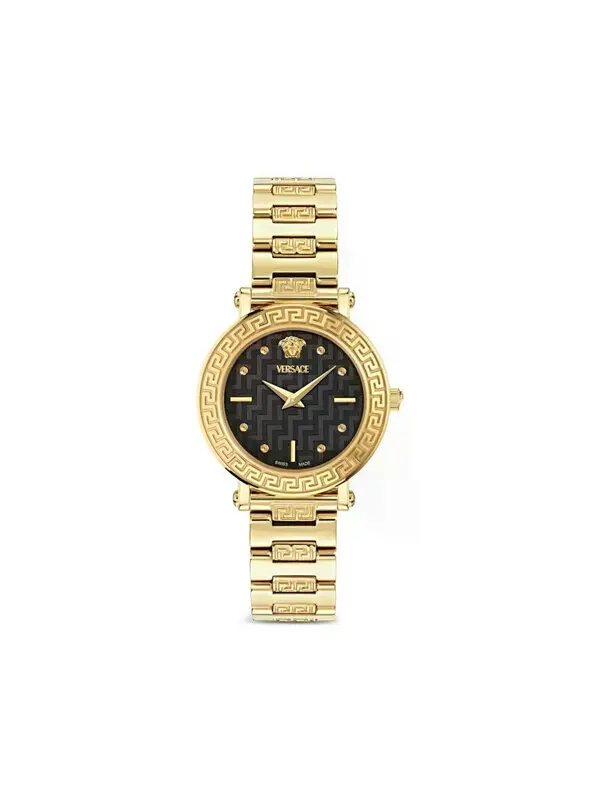 Versace Vekla 30mm Timepiece - Black