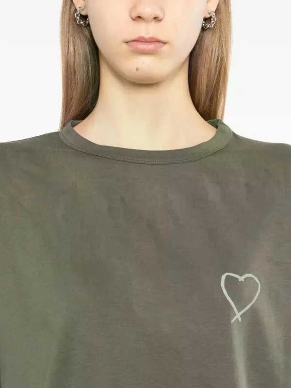 AGNES B. Heart Logo T-shirt