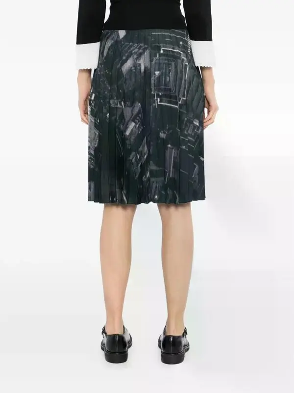 AGNES B. Bacoli Digital Photo Skirt