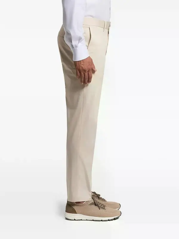 Peserico Button Trousers - Neutrals