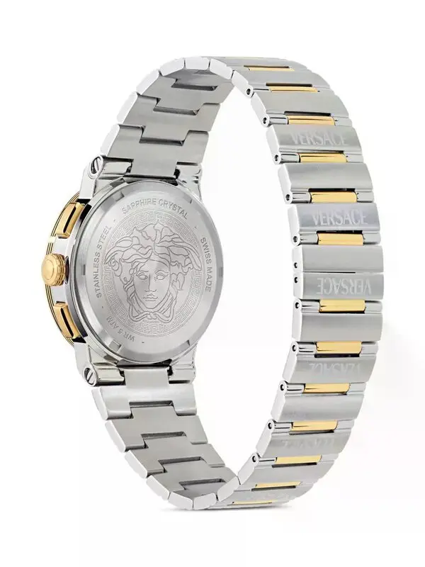 Versace Greca 40mm Chronograph Watch - Green