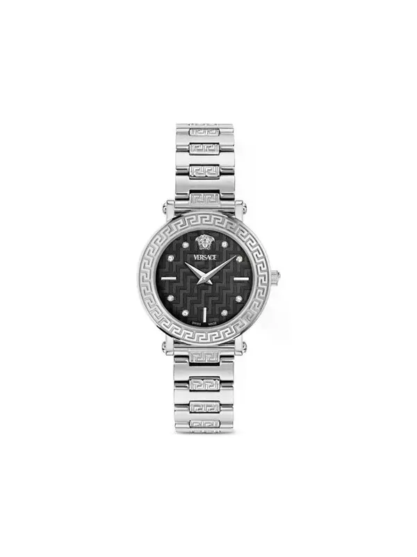 Versace Greca Sphere 30mm Watch - Black