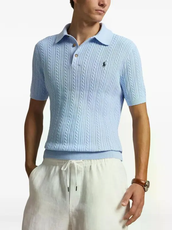 Polo Ralph Lauren Cable-knit Polo Shirt
