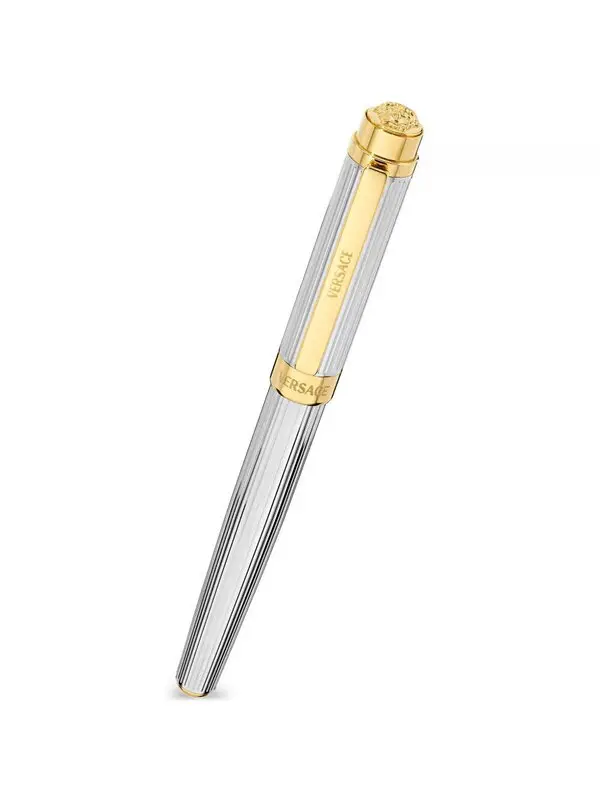 Versace Logo-embellishment Pen - Silver