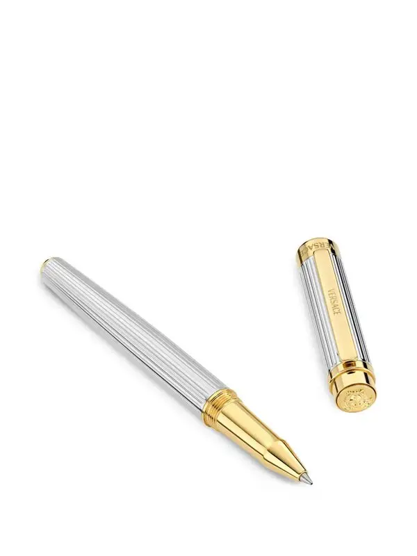 Versace Logo-embellishment Pen - Silver