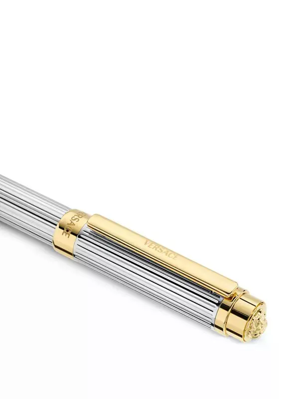 Versace Logo-embellishment Pen - Silver