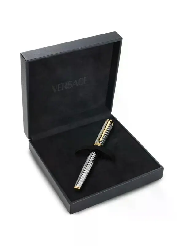 Versace Logo-embellishment Pen - Silver