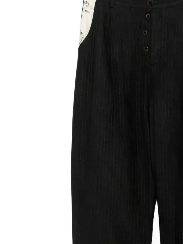 GG IN RED Pinstripe Trousers
