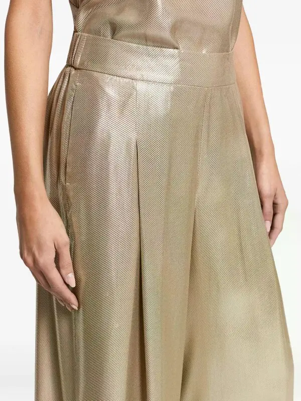 Peserico Lamé Twill Trousers