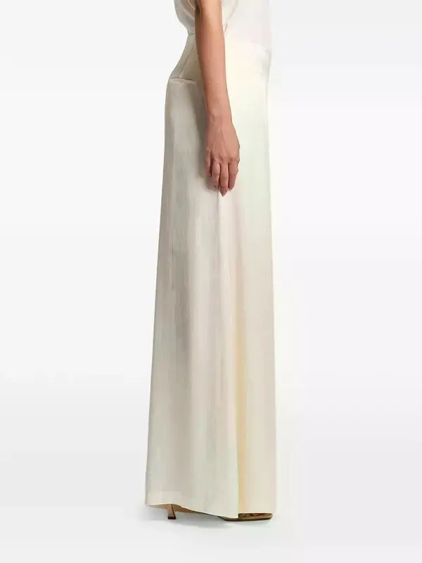 Peserico Satin Crepon Wide Leg Trousers
