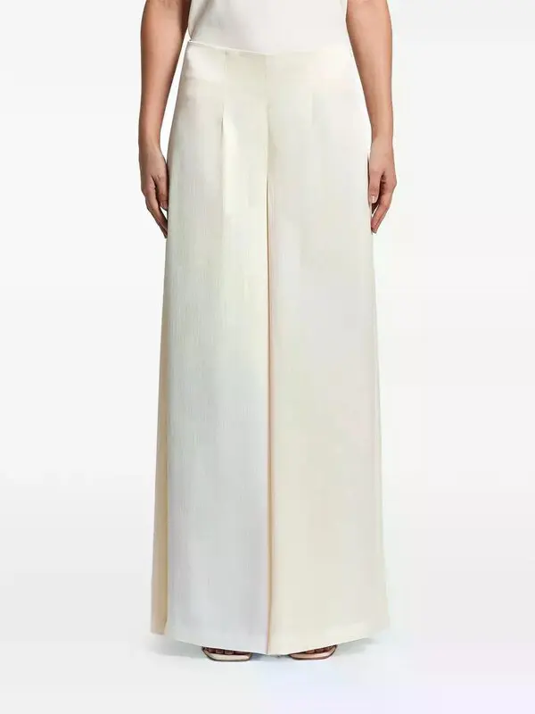 Peserico Satin Crepon Wide Leg Trousers
