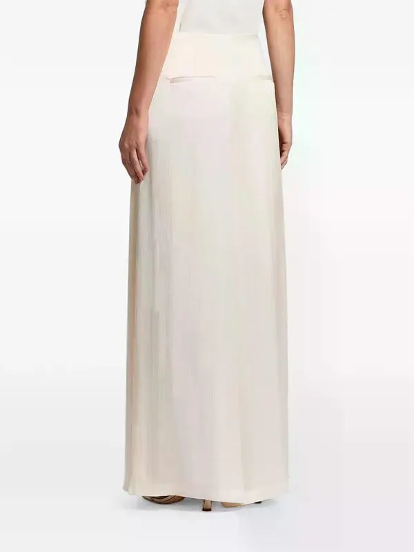 Peserico Satin Crepon Wide Leg Trousers