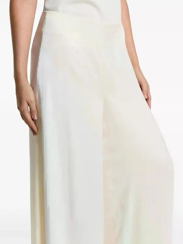 Peserico Satin Crepon Wide Leg Trousers