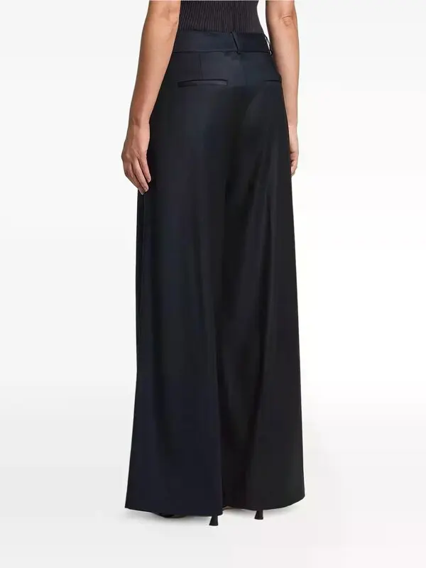 Peserico Embellished Twill Trousers - Blue