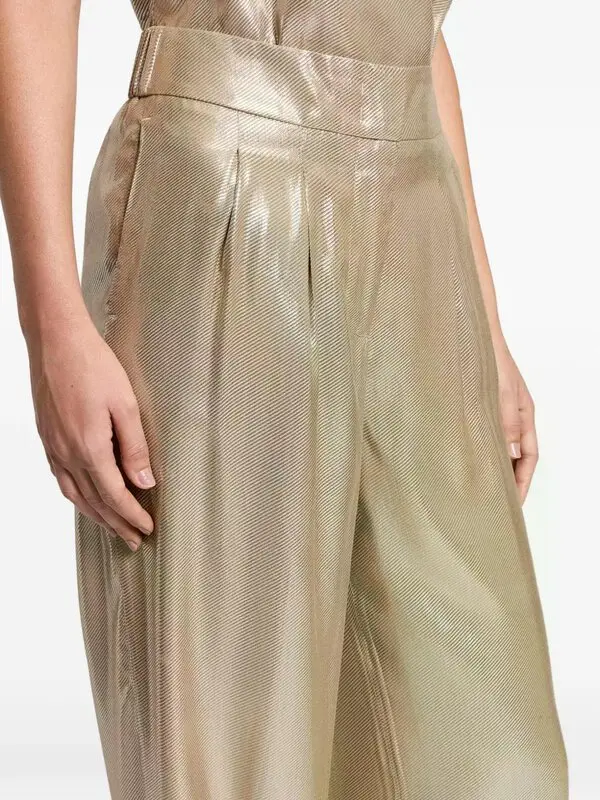 Peserico Lamé Twill Trousers