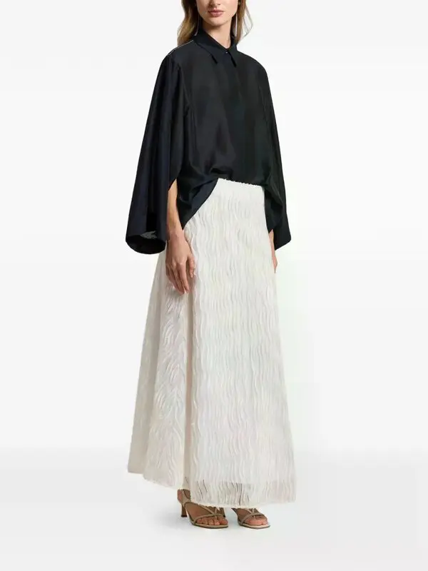 Peserico Shoulder Slit Shirt - Blue